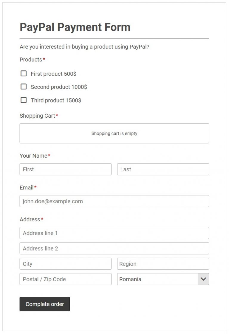 Top 10 Free Order Form Templates In 2020 AbcSubmit