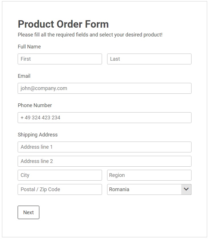Top 10 Free Order Form Templates In 2020 AbcSubmit